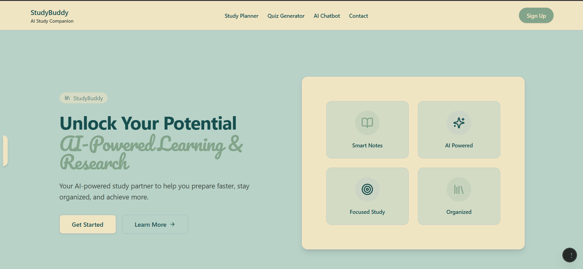 StudyBuddy – Your AI-Powered Study Partner
